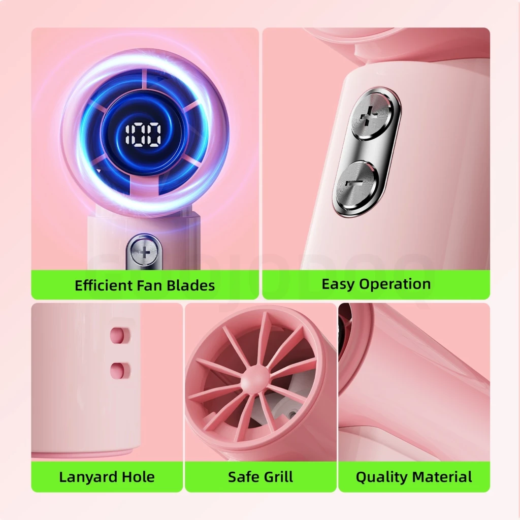 GOOJODOQ GFS007 Portable & Desk Fan - Buy Online, Dual Mode Design ...